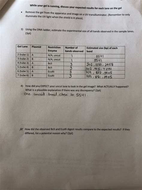 Solved Pcb 3023l Lab 4 Protocol And Worksheet 30pt You May