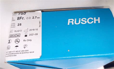 New Teleflex Rusch 750 Slick Stylet 8fr 27mm Disposable Endotracheal