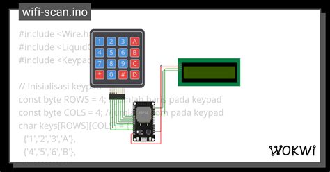 Esp With Lcd X I C And Keypad X Copy Wokwi Esp Stm Arduino Simulator