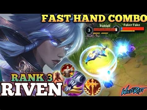 Riven Smooth Fast Hand Combo Best Runes Build Top Global Riven