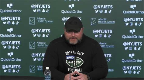 Gm Joe Douglas End Of Season Press Conference New York Jets Nfl