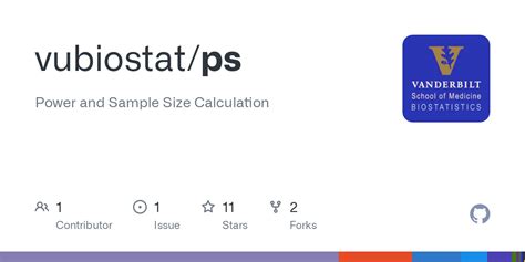 GitHub Vubiostat Ps Power And Sample Size Calculation