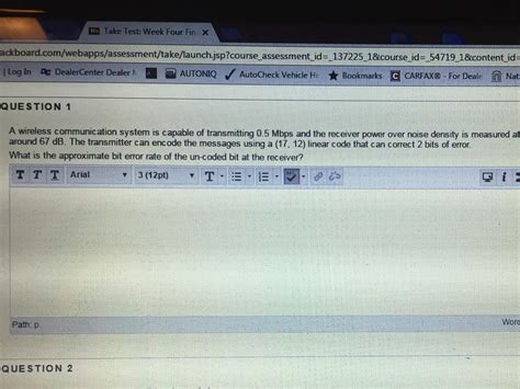 Solved QUESTION 17 For The Systematic Linear Block Code Has Chegg