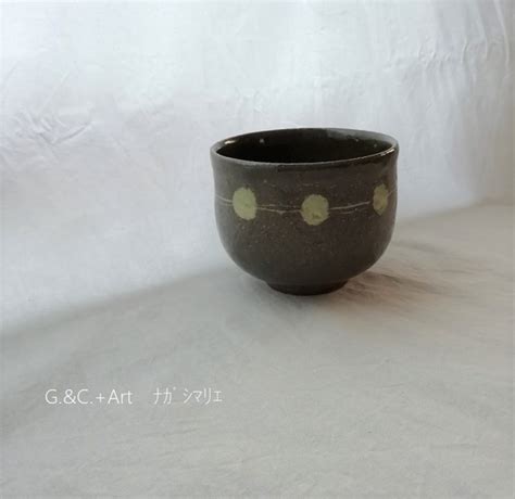 抹茶碗＊1個＊旅茶碗＊三島＊草蛍＊2307 27 4 茶碗・めし碗 ナガシマリエ 通販 16313039｜creemaクリーマ