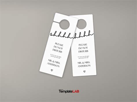 18 Free Door Hanger Templates Word Pdf Psd ᐅ Templatelab