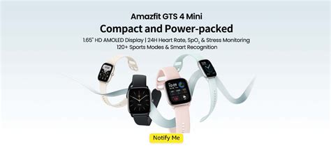 Amazfit Gts Mini To Launch In India Soon Amazon Listing Suggests Gizmochina