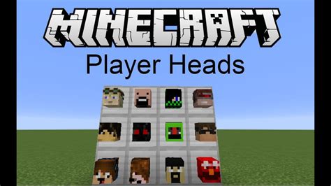 How To Get Player Heads 1 8 YouTube