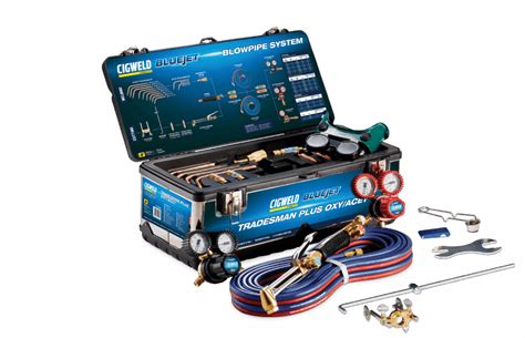 Cigweld Bluejet Tradesman Plus Oxyacetylene Gas Cutting And Welding Kit