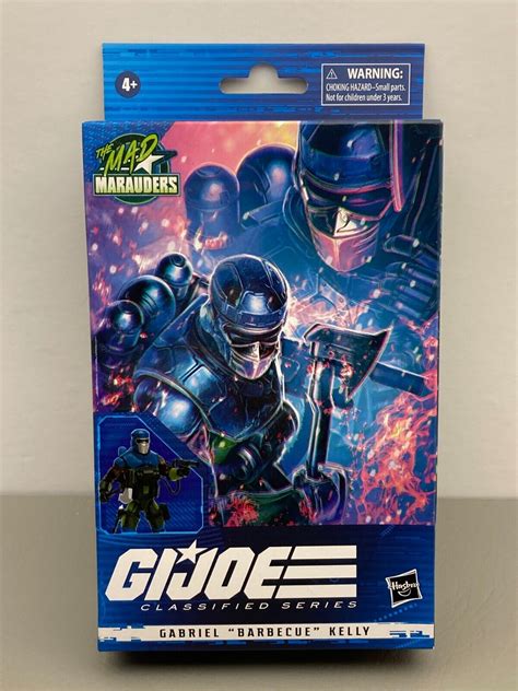 Gi Joe Classified Gabriel Barbecue Kelly 58 Mad Marauders Hasbro New