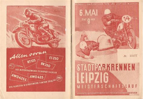 Leipzig Daves Programmes And Photographs