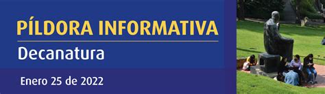Píldora informativa enero de 2022 Facultad de Derecho Uniandes