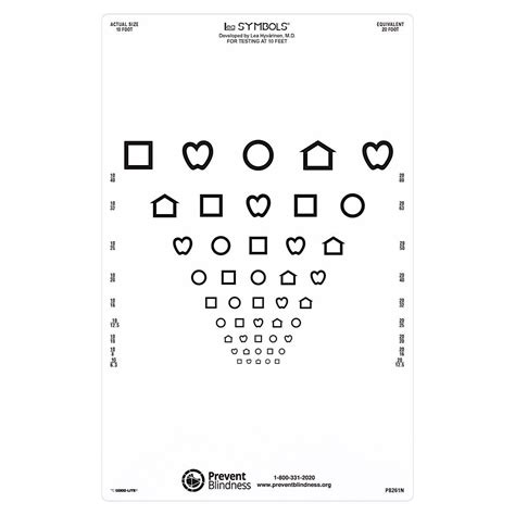 School Health Prevent Blindness Hotv Vision Charts