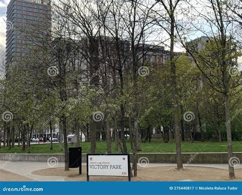 Victory Park Is A Small Open Space Near Stratford With Grass Areas