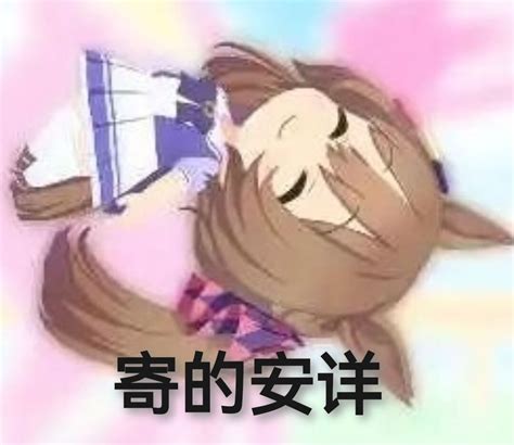 赛马娘 Pretty Derby 醒目飞鹰 表情包1人生在世十有八九是寄了 哔哩哔哩