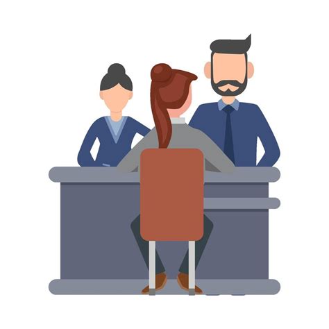 Front Desk Women With Man Serve Customers Vector Art At Vecteezy