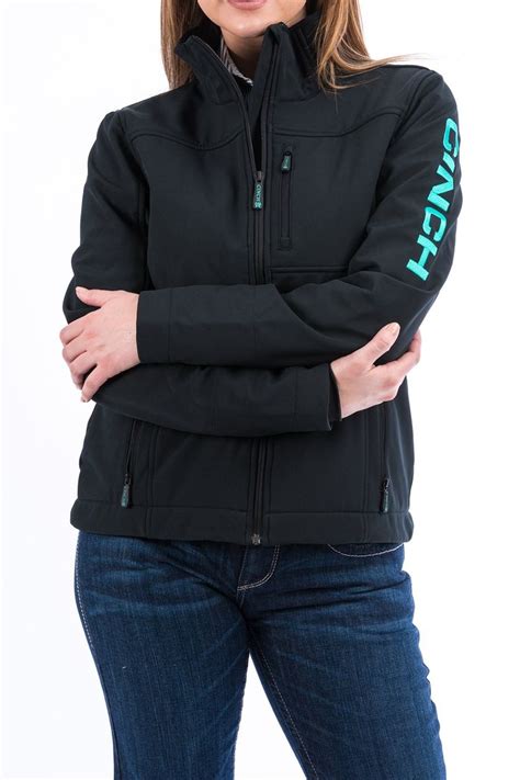Womens Black Bonded Concealed Carry Jacket Jackets Western Outfits