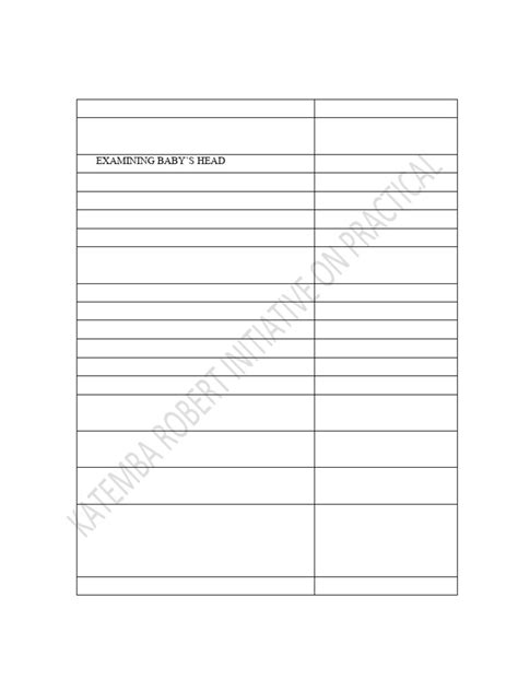 Year Two Semester One Procedure For Ospe Katemba Robert Initiative Kri