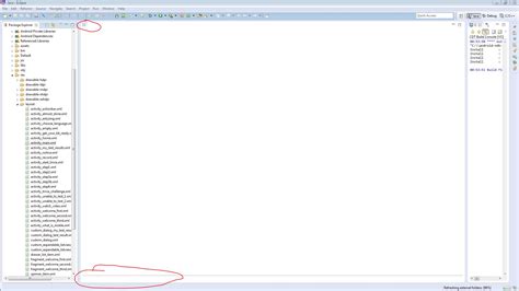 Android Common Xml Editor Opened Without Graphical And Source On Eclipse Stack Overflow