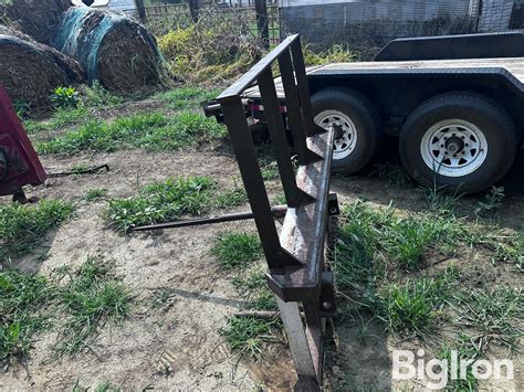 Quick Attach Bale Spear Loader Attachment Agriculture Bigiron