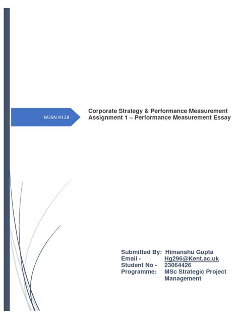 Assignment 1 9128 Pdf Performance Indicator Sustainability