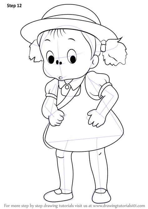 How To Draw Mei Kusakabe From My Neighbor Totoro My Neighbor Totoro