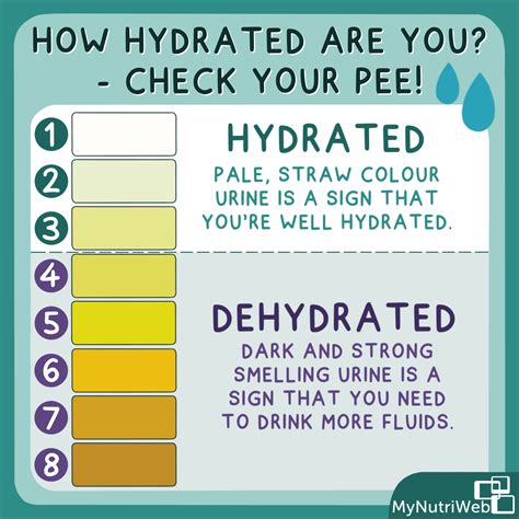 Urine Color Hydration Chart My Xxx Hot Girl Are You Hydrated Urine Color Chart Visual