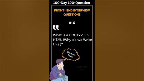 4 Frontend Question 🤔100 Days 100 Frontend Interview Frontend Html