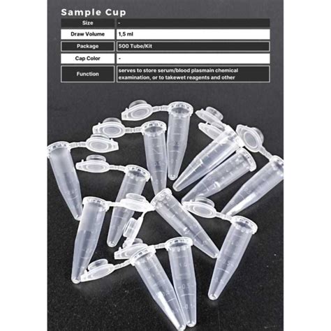Jual Sample Cup 1 5ml Monotes Sample Cup 1 5ml Cup Sample 1 5ml