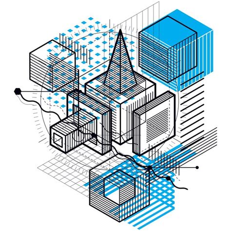 Premium Vector Abstract Background With Isometric Lines Vector