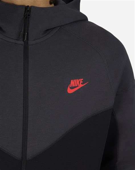 Shop Nike Tech Fleece Full Zip Hoodie Fb7921 013 Black Snipes Usa