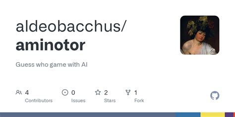 Github Aldeobacchusaminotor Guess Who Game With Ai