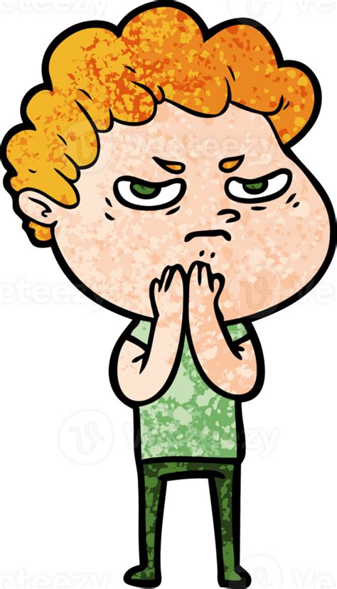 Cartoon Angry Man 45036069 Png