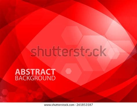 Abstract Background Red Polygan Stock Vector Royalty Free 261853187