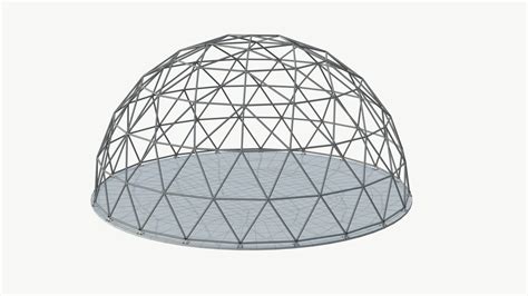 Geodesic Dome Structure Model Turbosquid 2043106