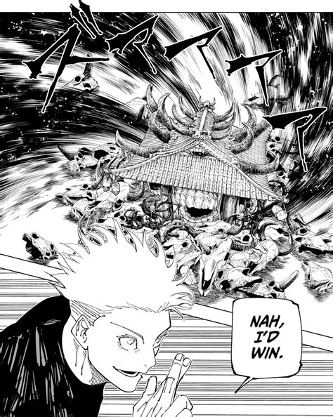 Entire Gojo Vs Sukuna But Its Only Nah Id Win And Youre Strong