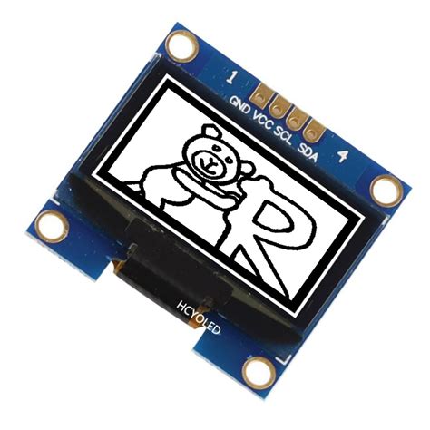 0 96 Inch Oled Module With 128 64 Resolution Two Colors To Choose