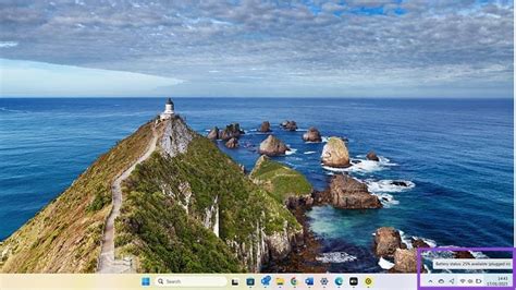 Простые шаги для просмотра процента заряда батареи на устройстве с Windows 11 Ahla Home