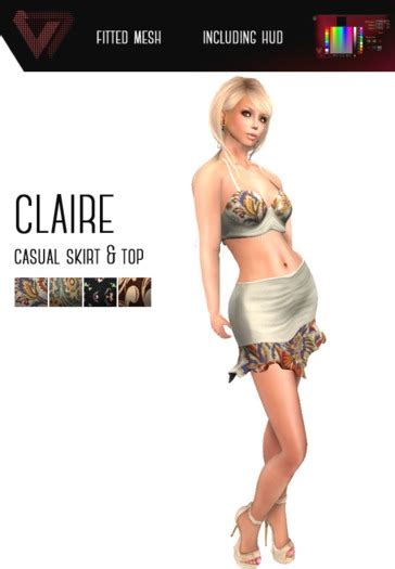 Second Life Marketplace [demo] Claire Fitmesh With Hud