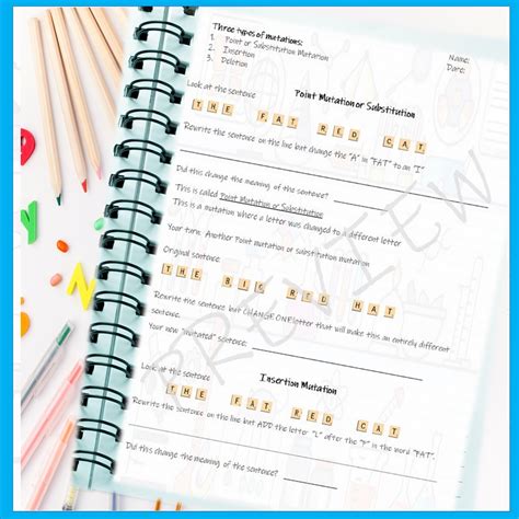 Dna Mutations Practice Worksheet Made By Teachers