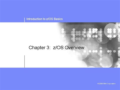 Introduction To Zos Basics Chapter Zos Overview
