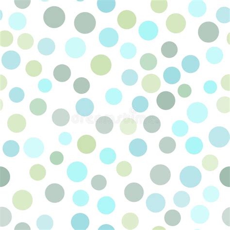 Minimalist Geometrical Seamless Pattern Many Translucent Blue Green
