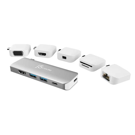 Multi Monitor Docking Station J5 Create ULTRADRIVE Kit USB C Thundermac