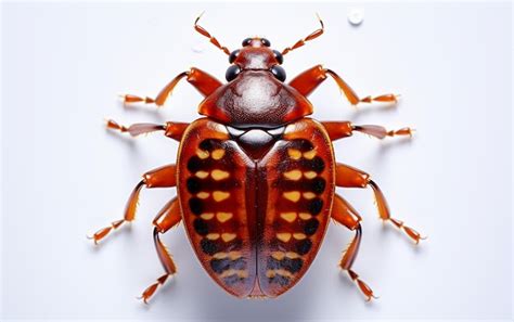 Premium Ai Image Topdown View Of A Meticulously Illustrated Bed Bug