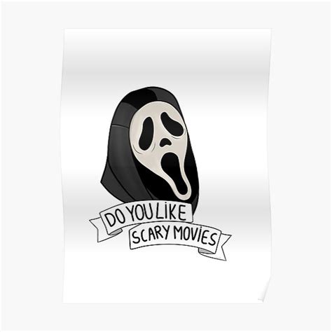 Ghost Face Poster For Sale By Vitaliad Redbubble