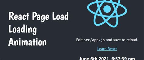 How To Create A Page Load Animated Loader In React Dev Community