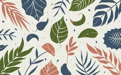 Premium Photo Leaves Nature Pattern Background