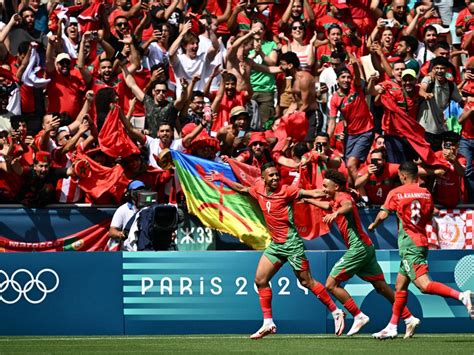 موعد مباراة المغرب القادمة أمام إسبانيا في أولمبياد باريس بعد الفوز على
