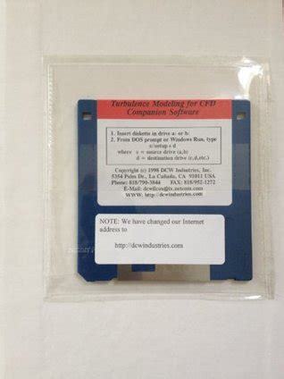 Turbulence Modeling For CFD By David C Wilcox