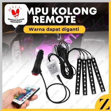 Jual DRL LED Kolong Lampu DekorasI Dashboard 16 Warna Plus Remote Di