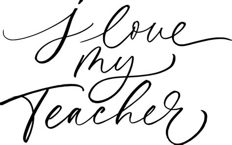 I Love You Calligraphy Hand Lettering With Heart Vector Image